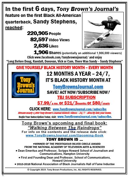 TBJ & Sandy Stephens In 6 Days … | Tony Browns Journal